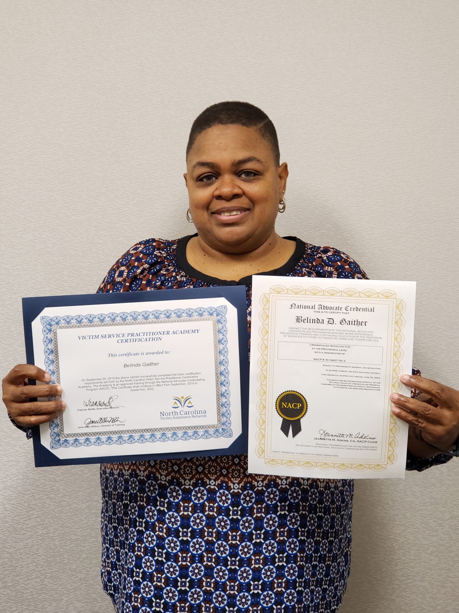DA Employee Honored for Victim Training, Certification – District ...